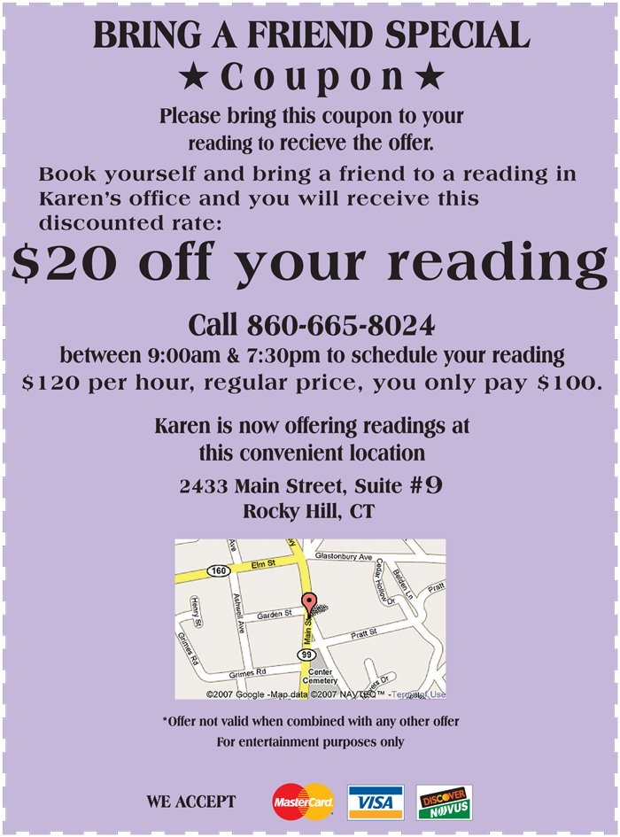 Bring a Friend Special Coupon Click Here